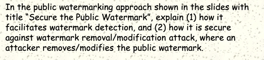 Solved Public Signature ASCII Encoding Bitstream One-Way | Chegg.com