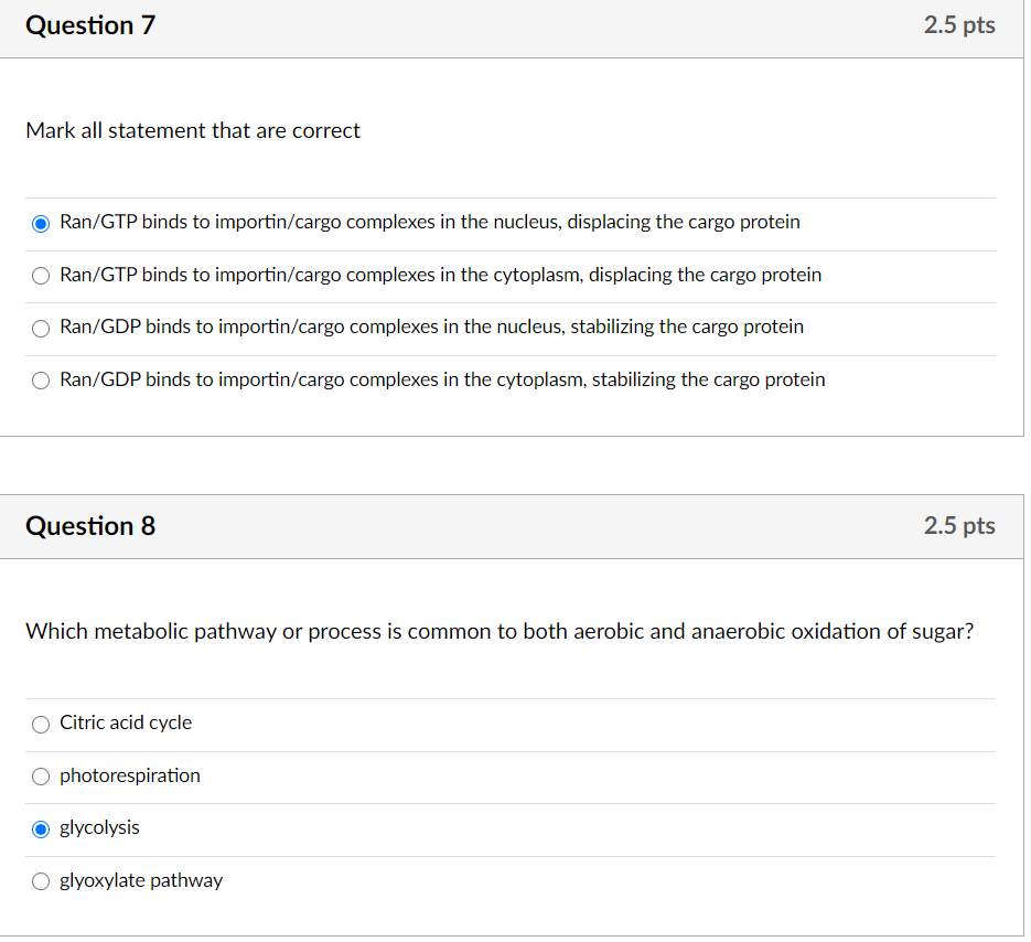 Solved Question 7 2.5 pts Mark all statement that are | Chegg.com