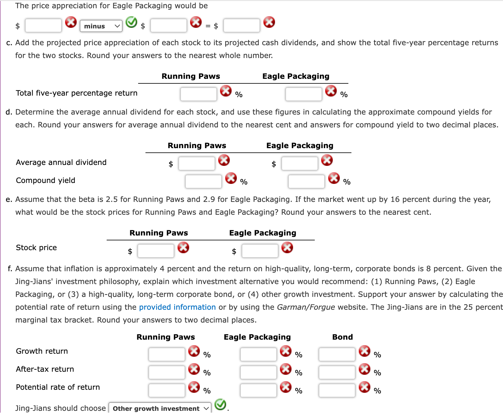 Solved Do the Math 14−9 Investment Calculations Xiao and | Chegg.com
