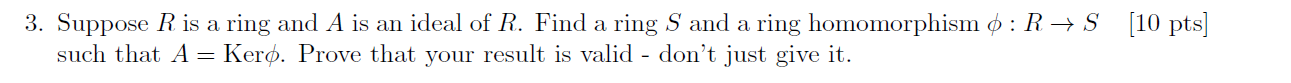 Solved Concepts: Basic concepts emphasized: - Ring | Chegg.com