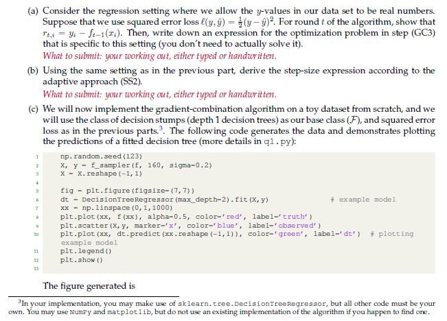 Please review the python code below. It implements | Chegg.com