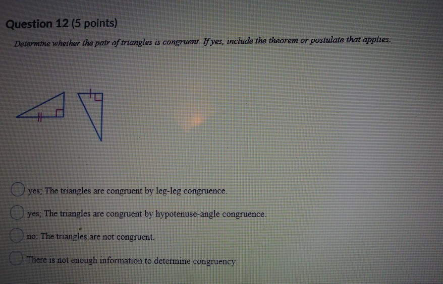 Solved Question 12 (5 points) Determine whether the pair of | Chegg.com Solved Question 12 (5 points) Determine whether the pair of | Chegg.com