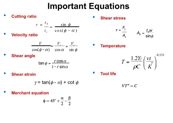 Solved An orthogonal cutting operation is being carried out | Chegg.com Solved An orthogonal cutting operation is being carried out | Chegg.com