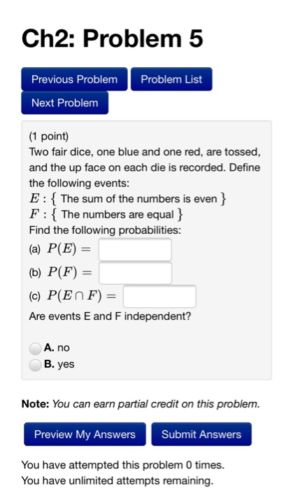 Solved Ch2: Problem 5 Previous Problem Problem List Next | Chegg.com