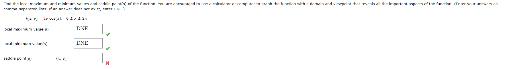 Solved comma-separated lists. If an answer does not exist, | Chegg.com