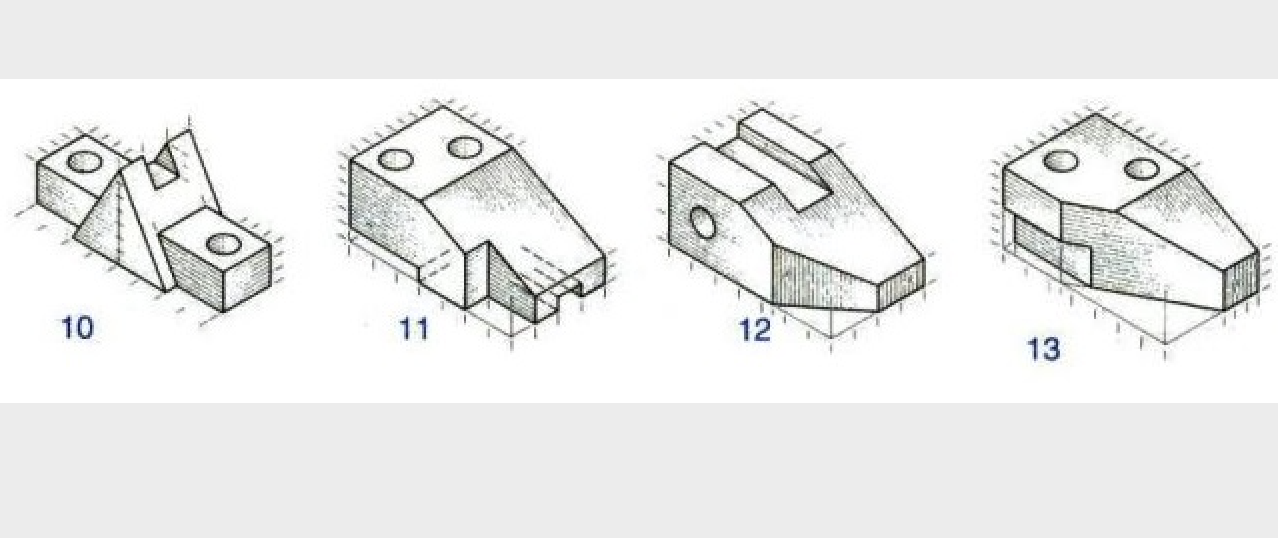 Solved Students should create free hand Orthographic | Chegg.com