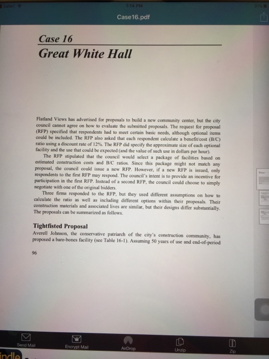 Case16.pdf Case 16 Great White Hall Flatland Views | Chegg.com