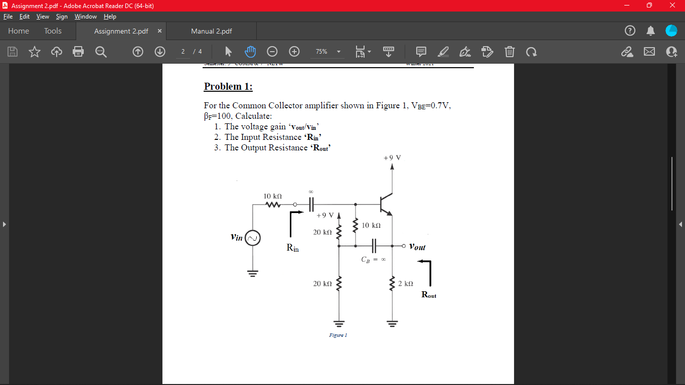 Solved х Assignment2.pdf - Adobe Acrobat Reader DC (64-bit) | Chegg.com