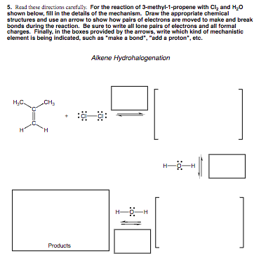 Solved 4. For the following reactions, fill in the boxes | Chegg.com