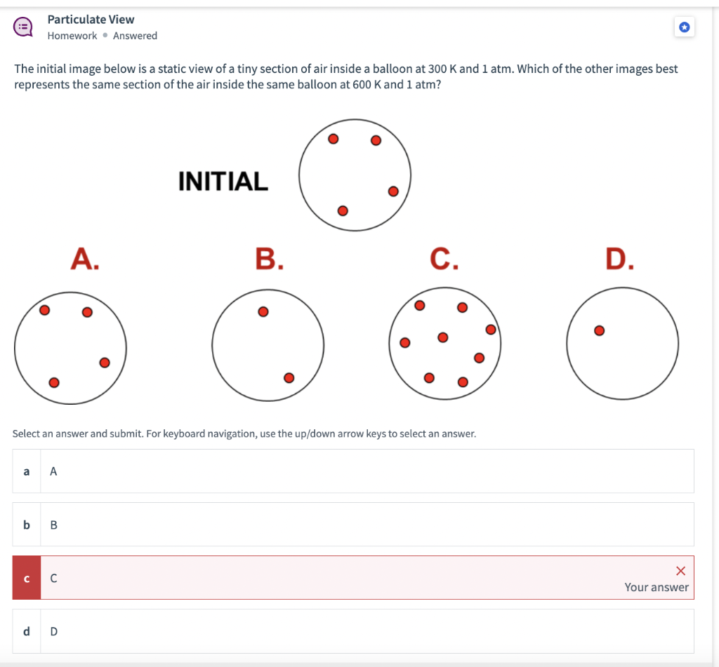 Solved The initial image below is a static view of a tiny | Chegg.com