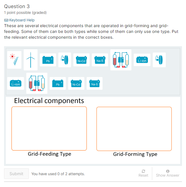 Solved Question 3 1 point possible (graded) ⿴囗eyboard Help | Chegg.com