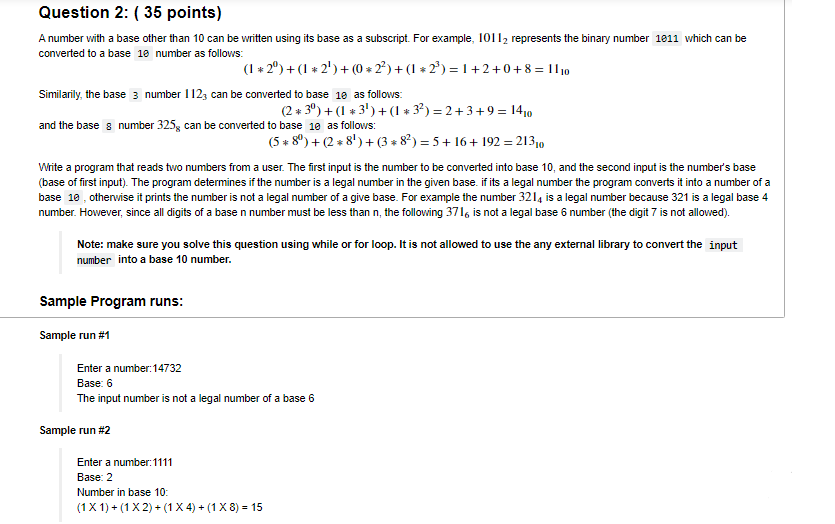 Solved . Notes “ Must be followed “ 1) Write comments to | Chegg.com