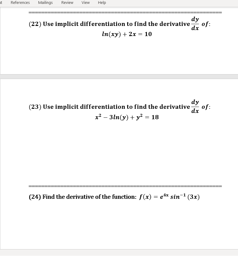Solved (19) Use implicit differentiation to find the | Chegg.com