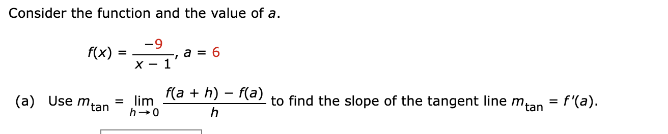 Solved Consider the function and the value of | Chegg.com