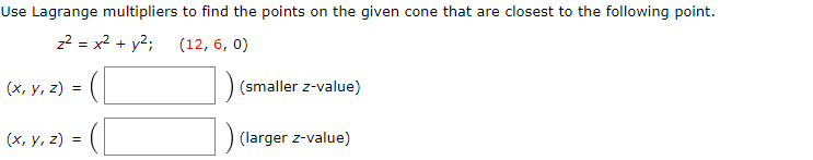 Solved Use Lagrange multipliers to find the points on the | Chegg.com