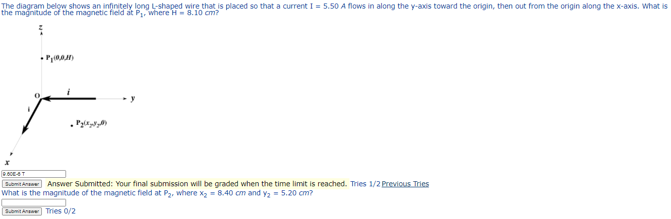 Solved The diagram below shows an infinitely long L-shaped | Chegg.com