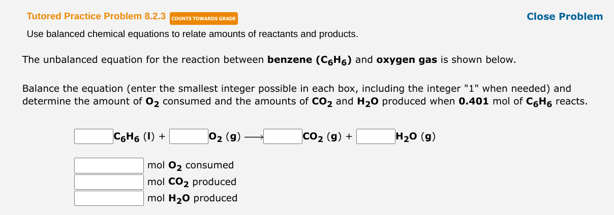 Solved Tutored Practice Problem 8.2.3 COUNTS TOWARDS GRADE | Chegg.com