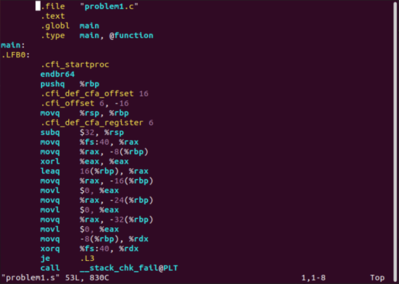 Would like an explanation for this assembly code | Chegg.com
