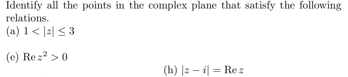 Solved Identify all the points in the complex plane that | Chegg.com
