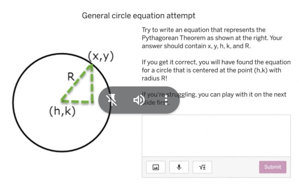 Solved General circle equation attempt | Chegg.com