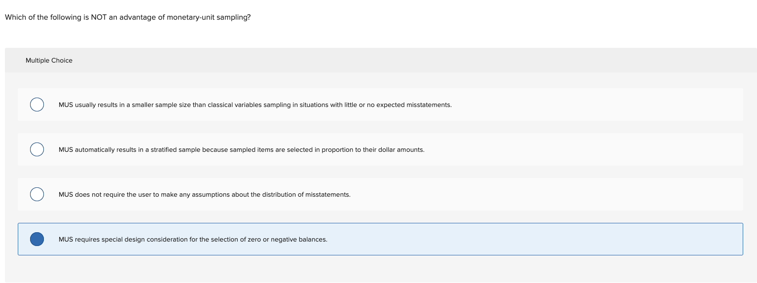 Solved Which of the following is NOT an advantage of | Chegg.com