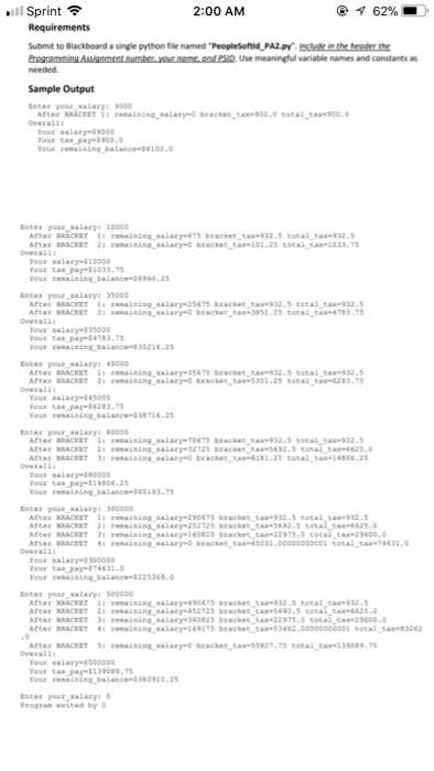 Solved PYTHON PROGAMMING ASSIGNMENT COSC 1306-Computer | Chegg.com