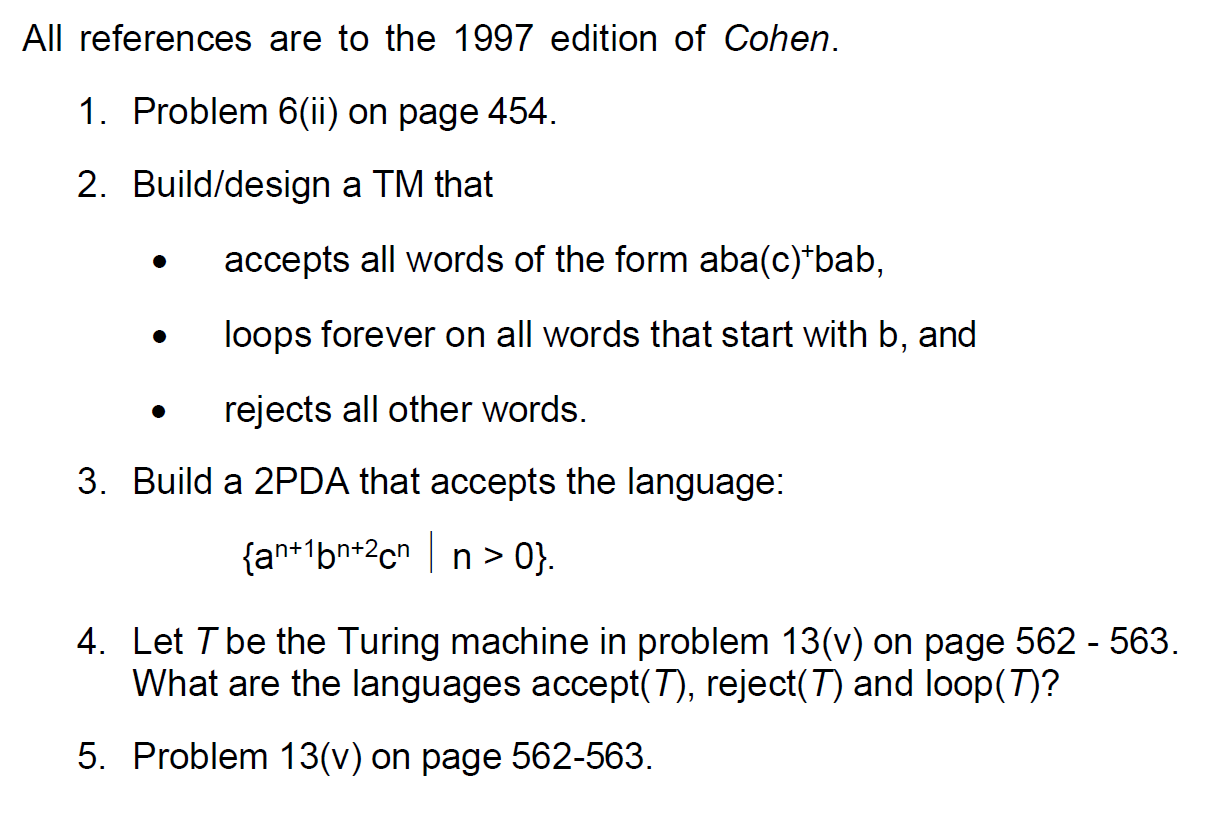 All references are to the 1997 edition of Cohen. 1. | Chegg.com