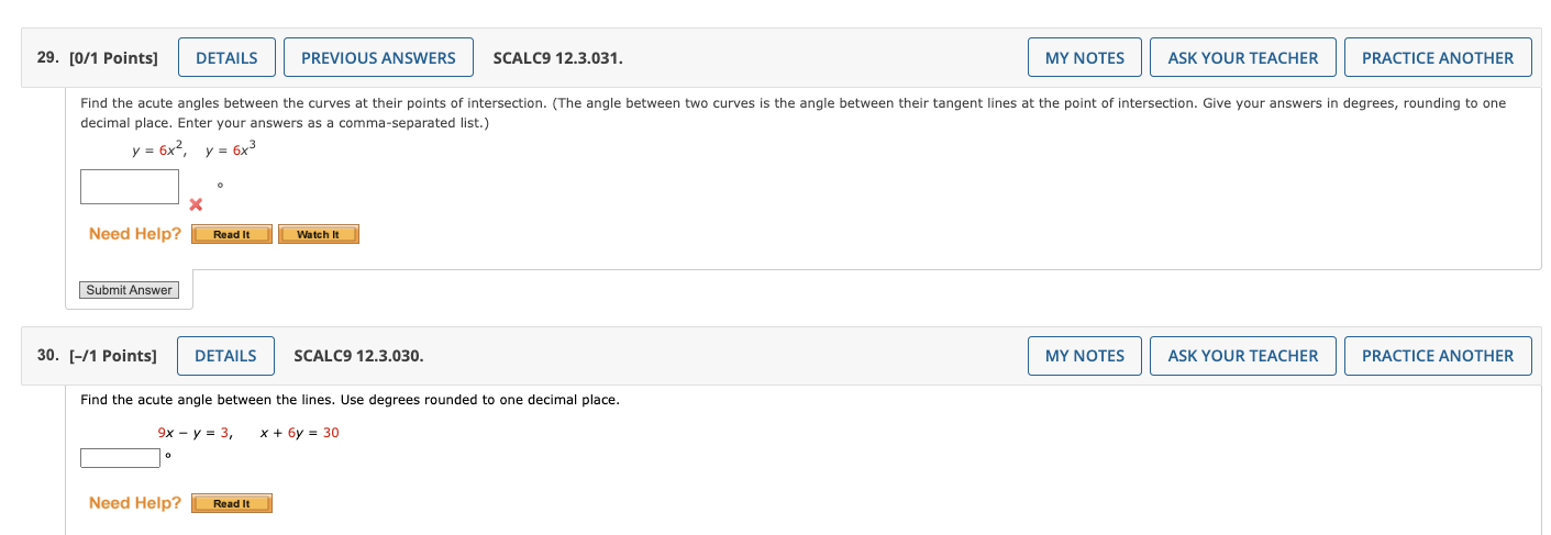 Solved 9. [0/1 Points] SCALC9 12.3.031. decimal place. Enter | Chegg.com