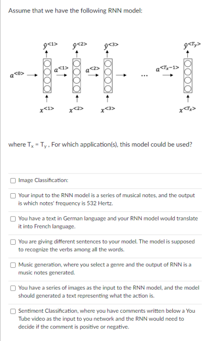 Solved Assume that we have the following RNN model: where | Chegg.com