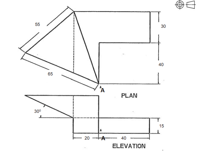 Solved Draw full size the isometric drawings of the given | Chegg.com
