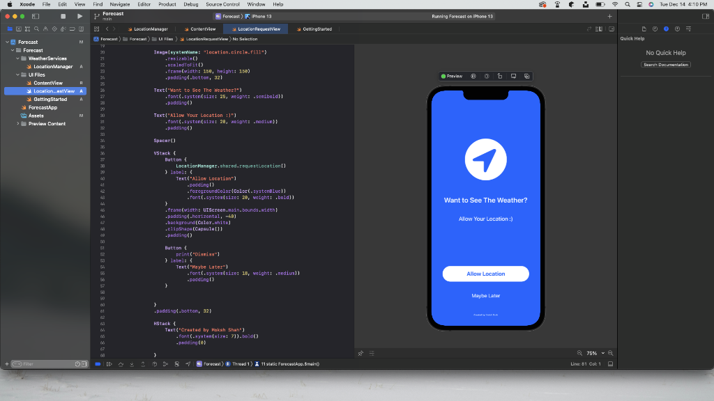 Solved How Can I Get to this UIView by pressing the | Chegg.com