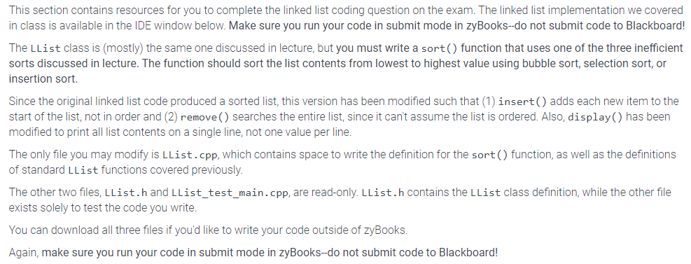 List.h: /* * EECE.3220: Data Structures * | Chegg.com
