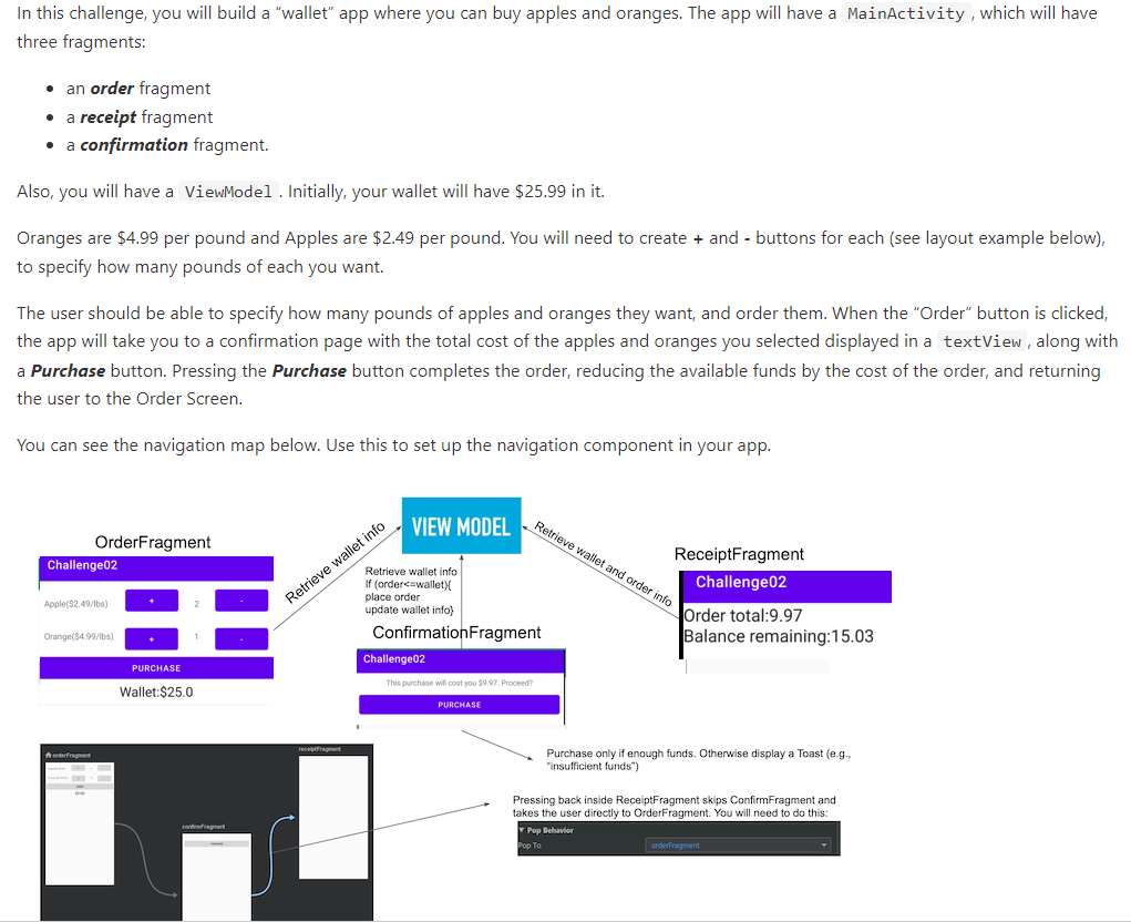 Solved Having trouble with ViewModel to hold the state of | Chegg.com