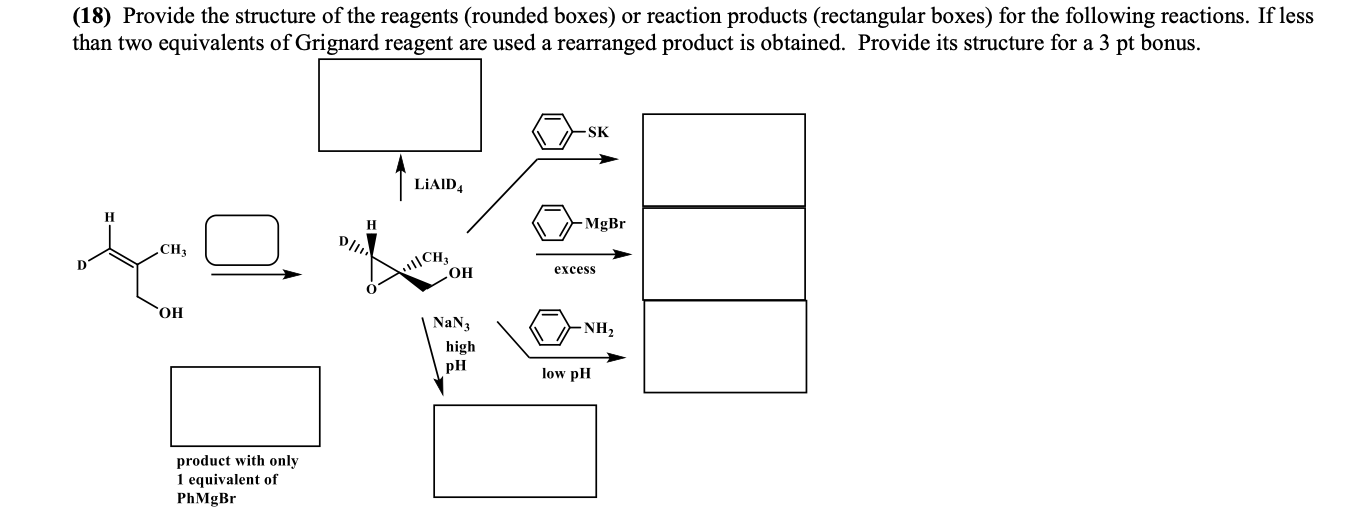 Solved (10) EXTRA: Reaction of cyclononyne with a peracid | Chegg.com