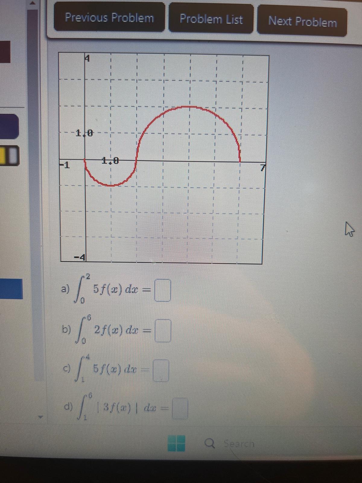 Solved Evaluate the integrals for f(x) ﻿shown in ﻿the figure | Chegg.com