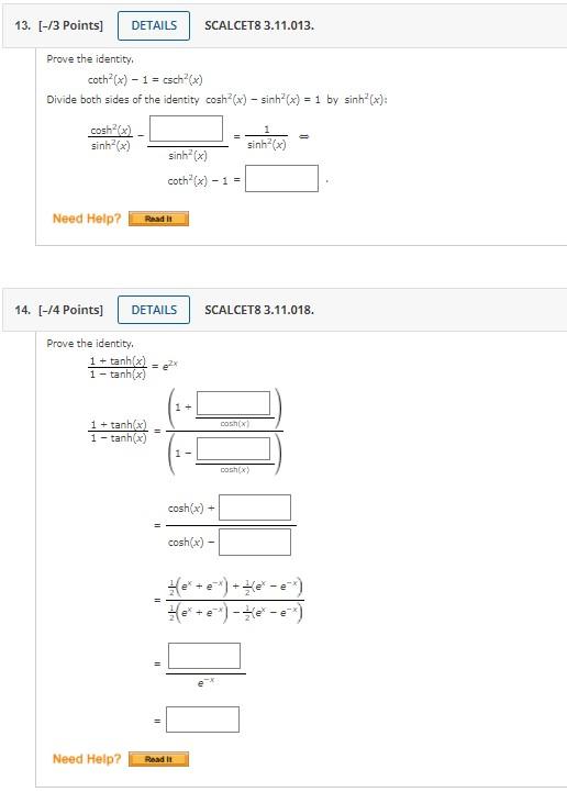Solved 13. [-/3 Points) DETAILS SCALCET8 3.11.013. = Prove | Chegg.com
