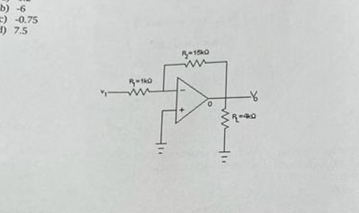 Solved if Vi=0.05 ﻿v in the circuit below, what is the value | Chegg.com