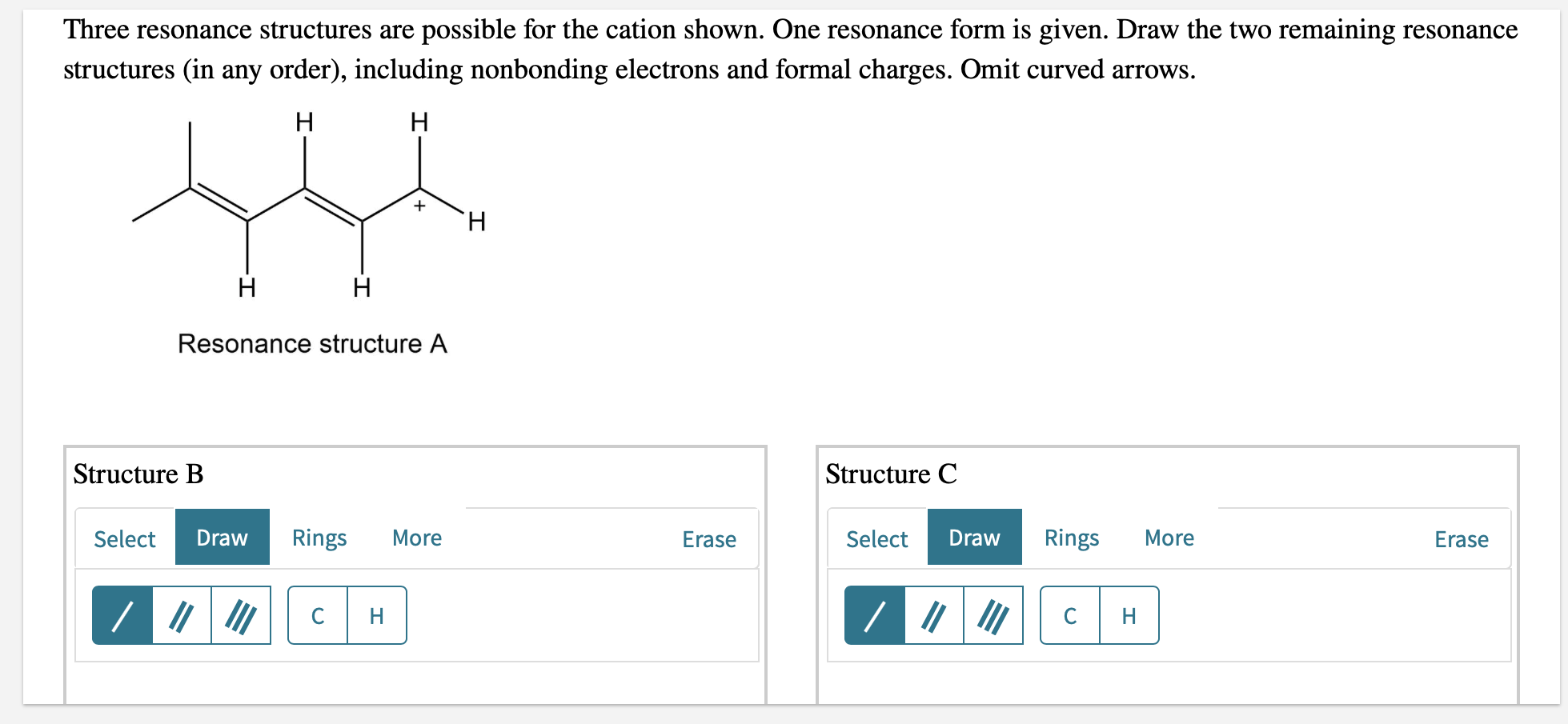 Solved Three resonance structures are possible for the | Chegg.com Solved Three resonance structures are possible for the | Chegg.com