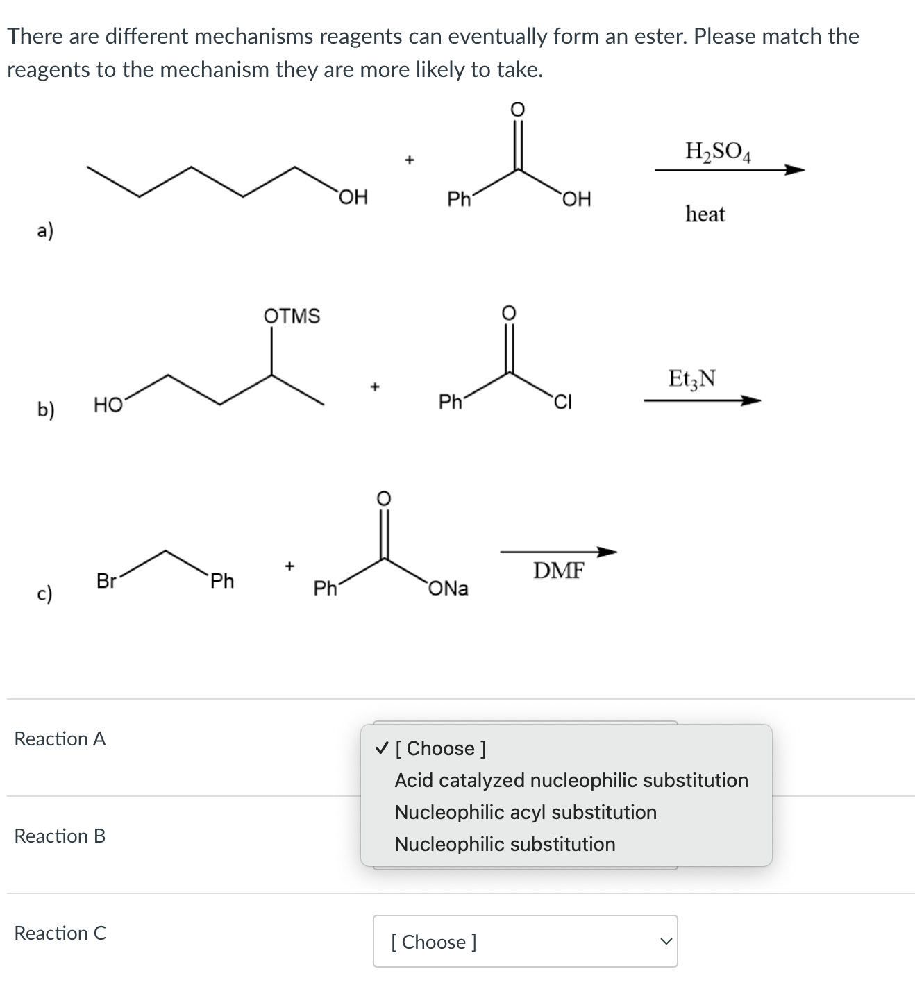 Solved There are different mechanisms reagents can | Chegg.com