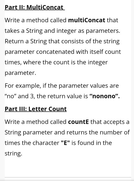 Solved Part I: Alert Write a method called "Alert" that | Chegg.com