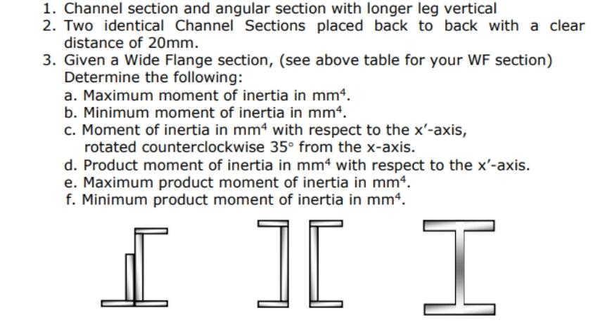 Structural Steel Design Angle Section (A) = L65 x 50 | Chegg.com