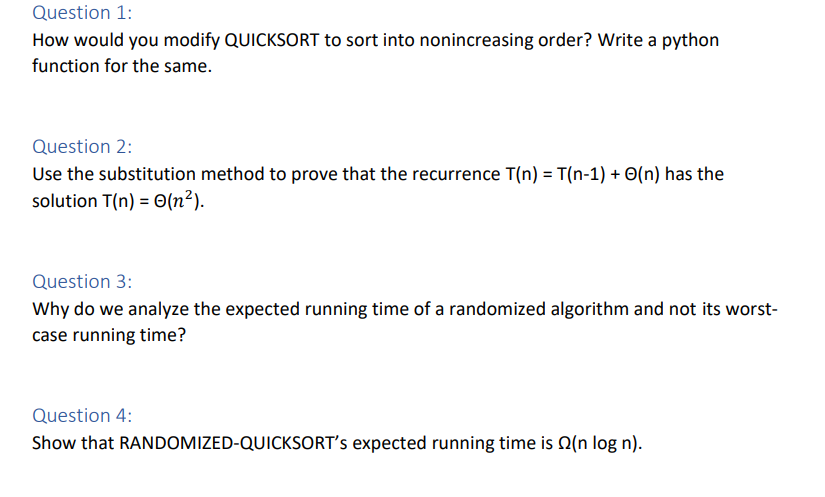 Use the substitution method to prove that the | Chegg.com