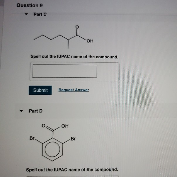 Solved Part A CH3 -CH2-C-OH Spell out the IUPAC name of the | Chegg.com