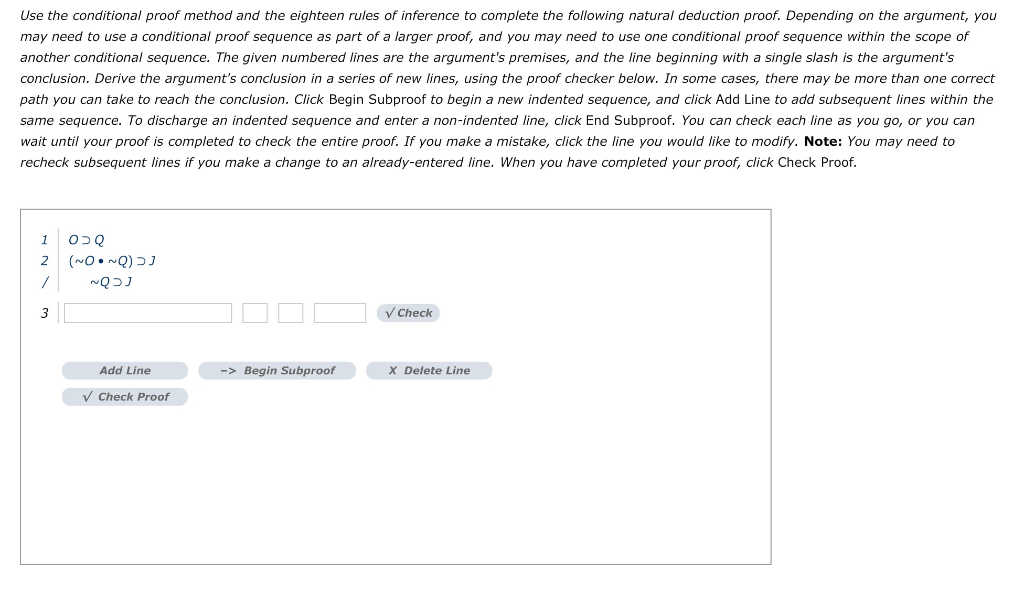 Solved Use the conditional proof method and the eighteen | Chegg.com