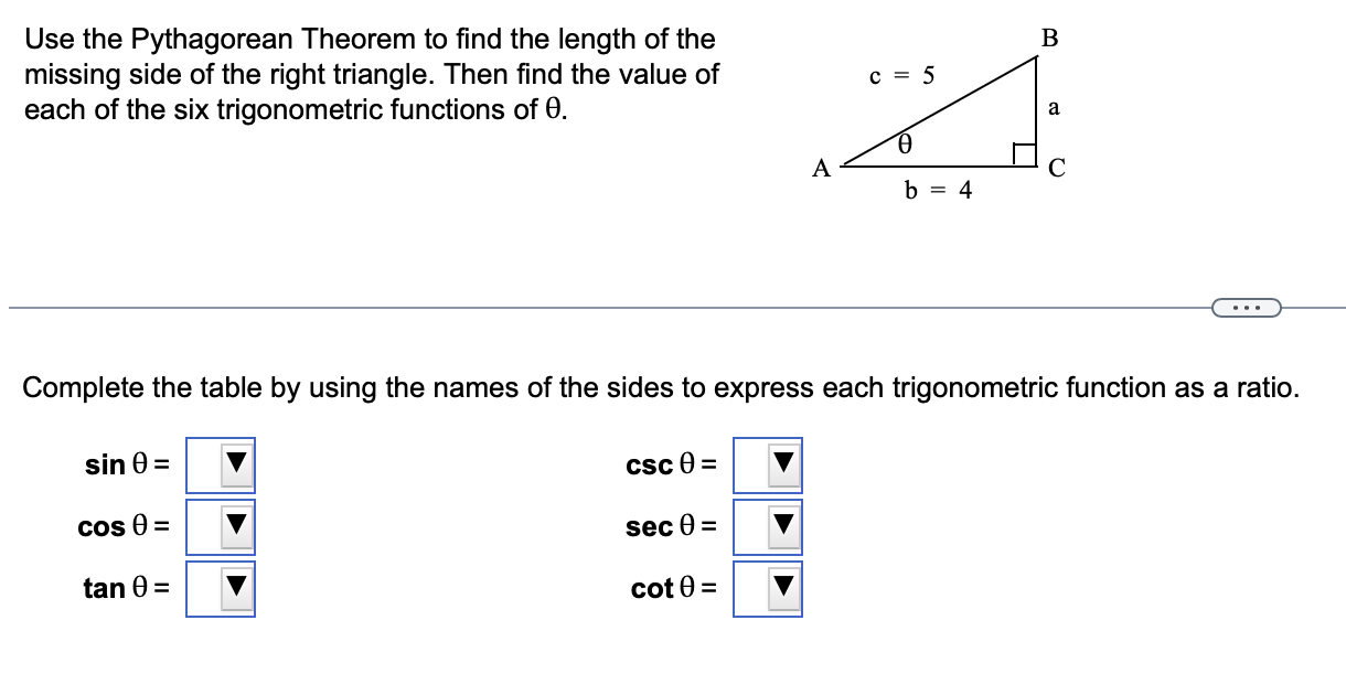 Solved Use the Pythagorean Theorem to find the length of the | Chegg.com