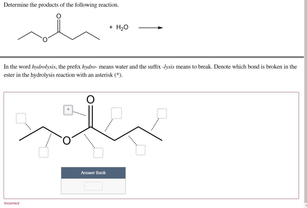 Solved Determine the products of the following reaction. تی | Chegg.com