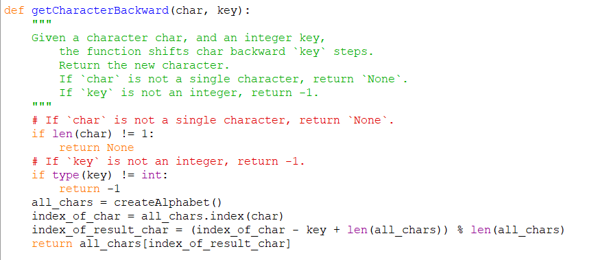 Solved pytest: '''changes depending on alphabet used''' def | Chegg.com
