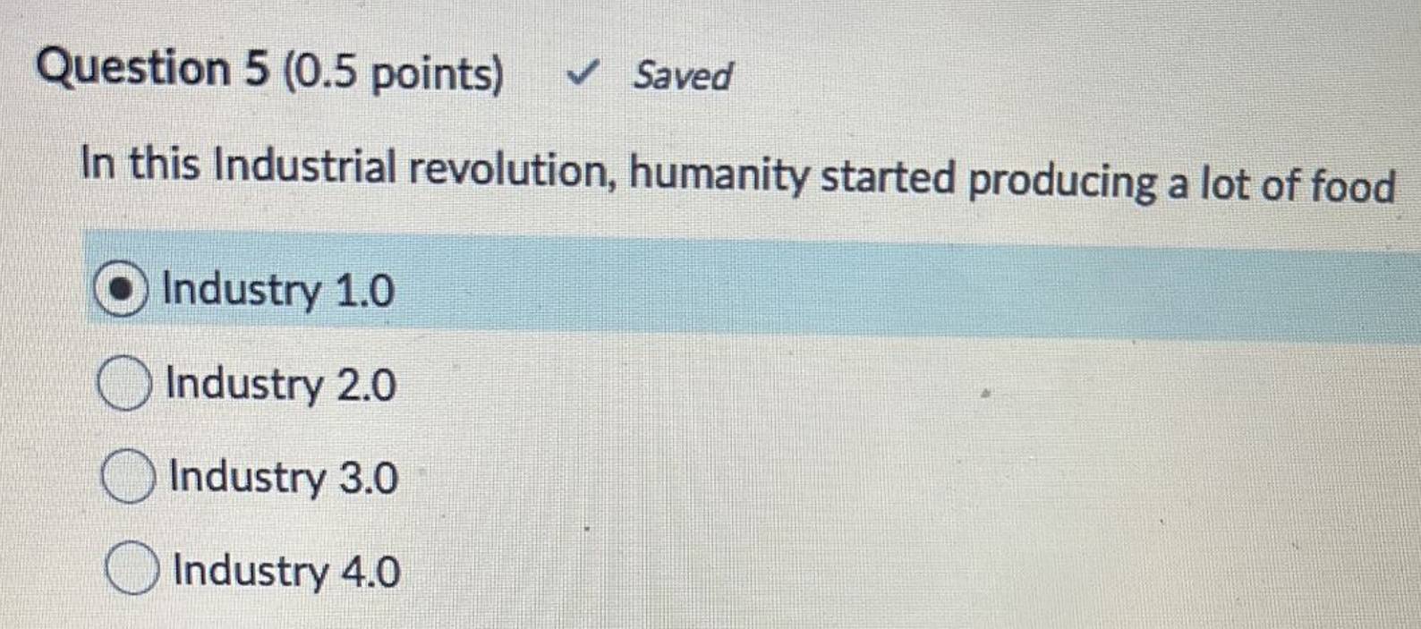 Solved Question 5 ( 0.5 points)In this Industrial | Chegg.com Solved Question 5 ( 0.5 points)In this Industrial | Chegg.com