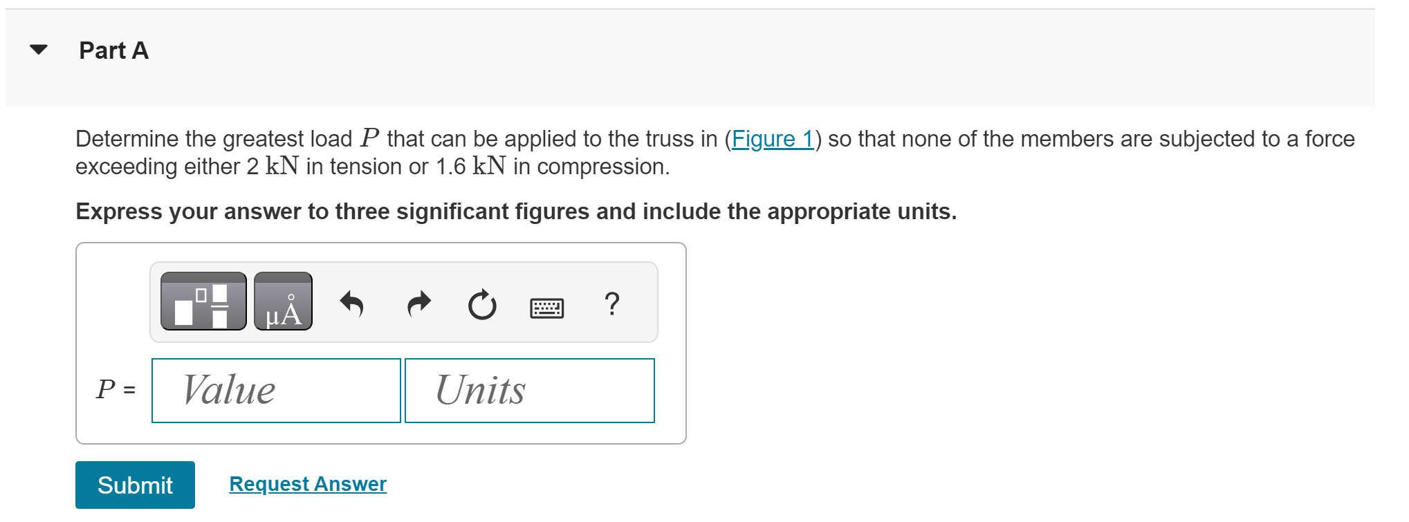 Solved Determine The Greatest Load P That Can Be Applied To