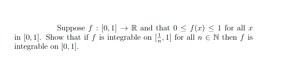 Solved Let f be a bounded function on [a,b]. Then f is | Chegg.com